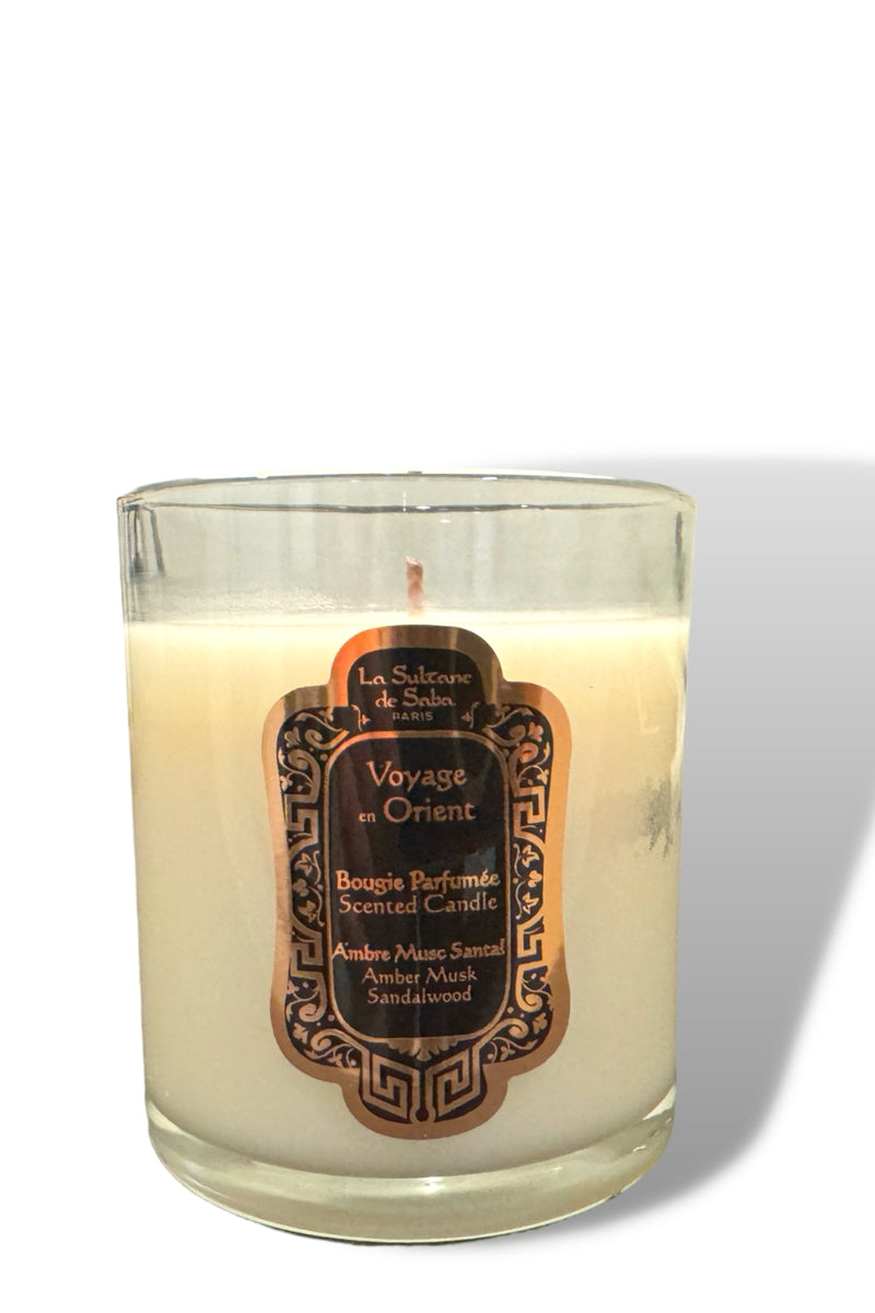 Candle Amber Musk Sandalwood – La Sultane de Saba USA