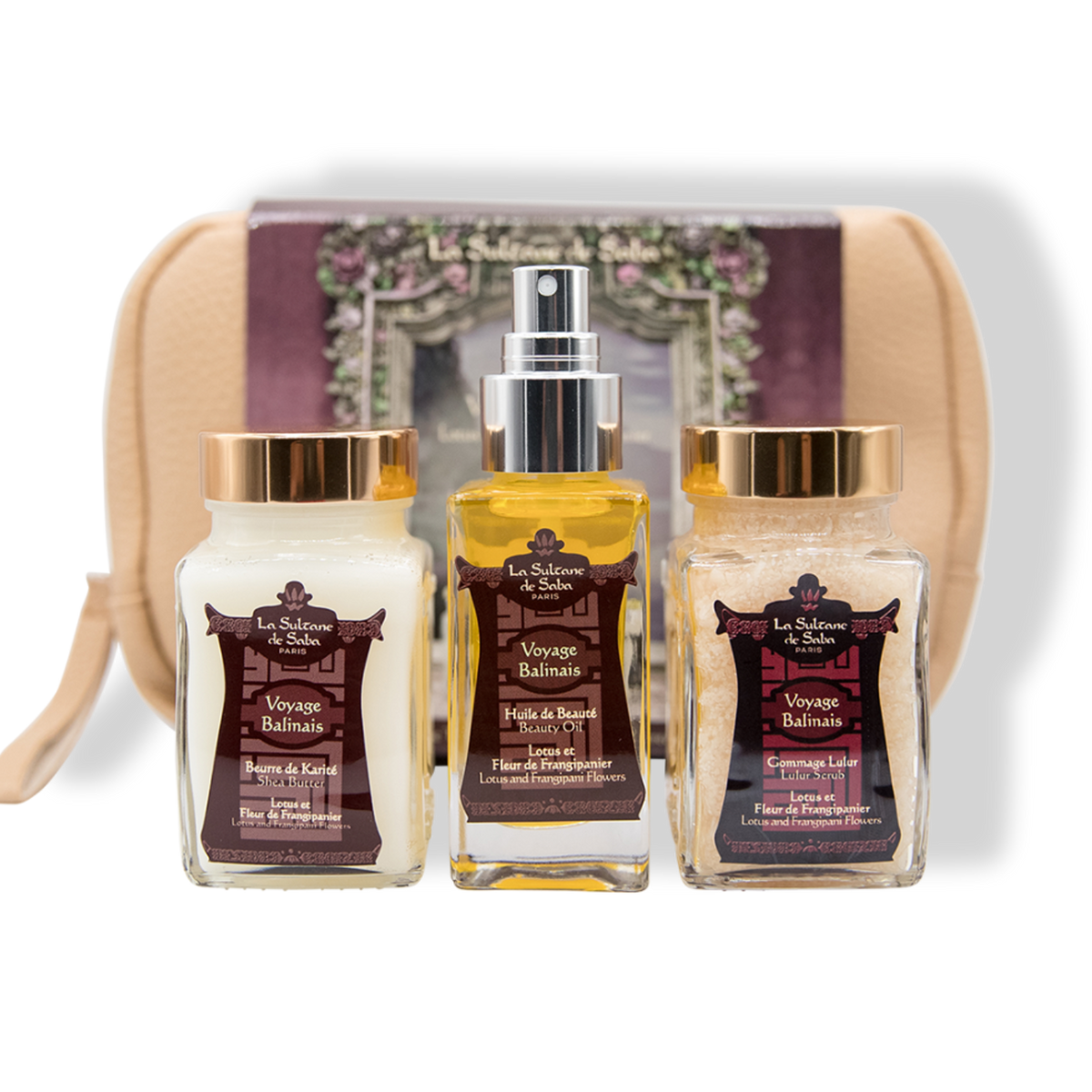 Bali Body Gift Set - Lotus and Frangipani Flowers - Journey To Bali ...